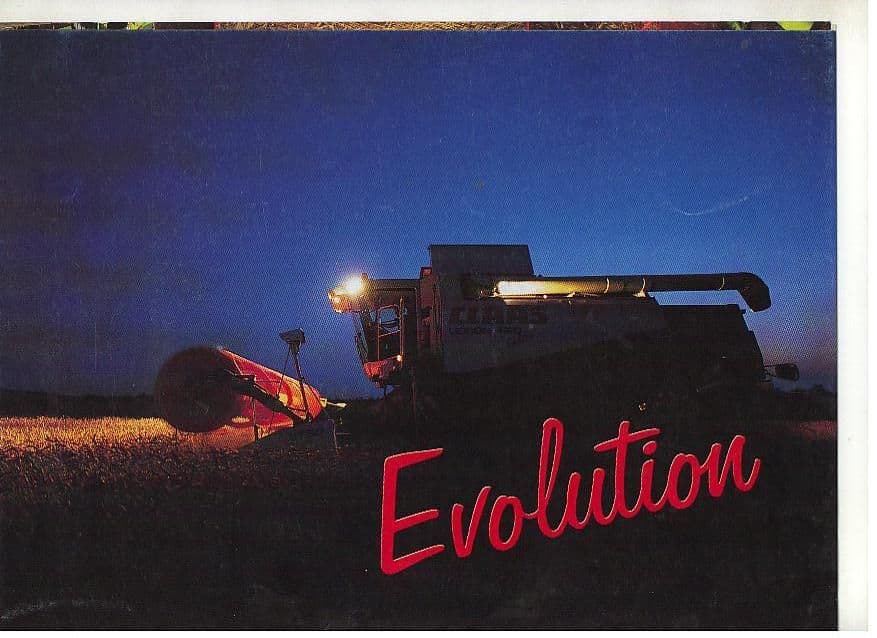Claas Evolution Brochure/Poster