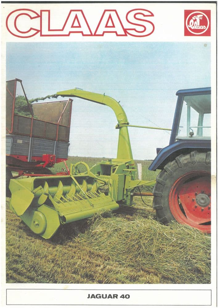 Claas Forage Harvester Jaguar 40 Brochure - Forager