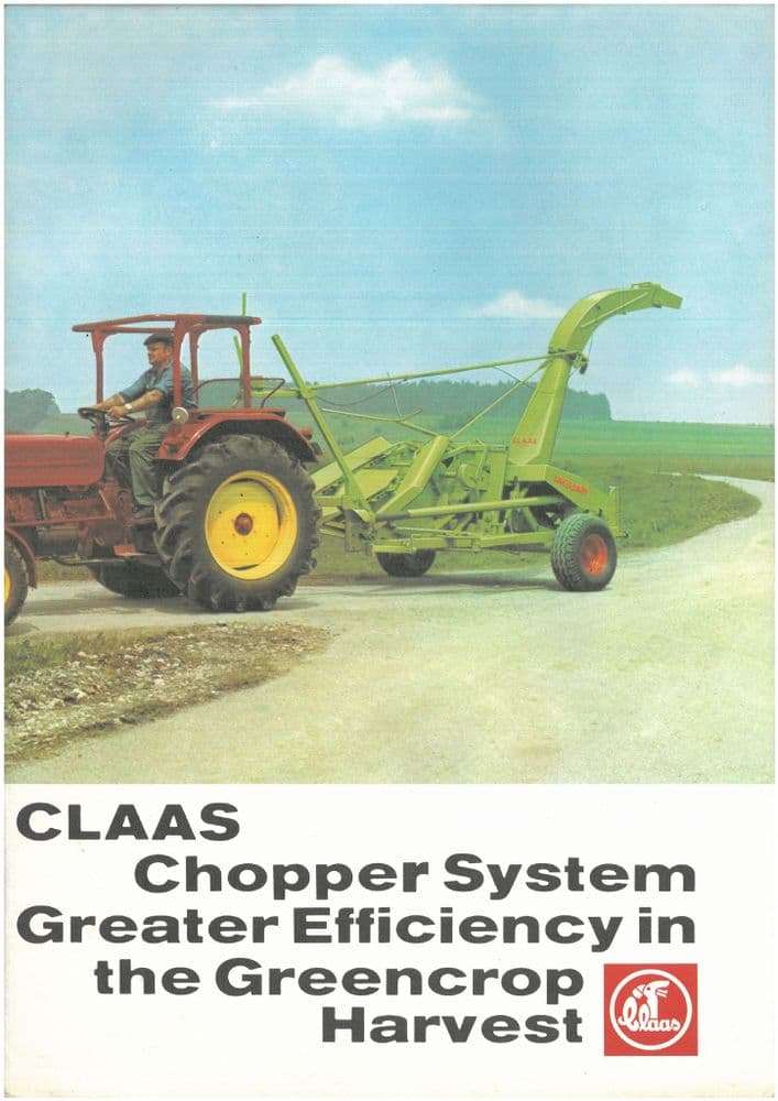 Claas Forager Jaguar Rapido Maisprinz Optimat - Chopper System - Brochure