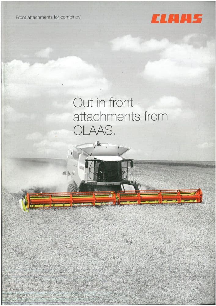 Claas Front attachements for combines Brochure