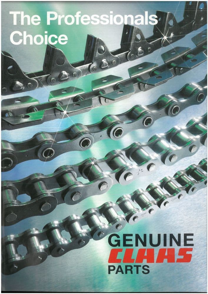 Claas Genuine Parts "The Professionals Choice" Brochure