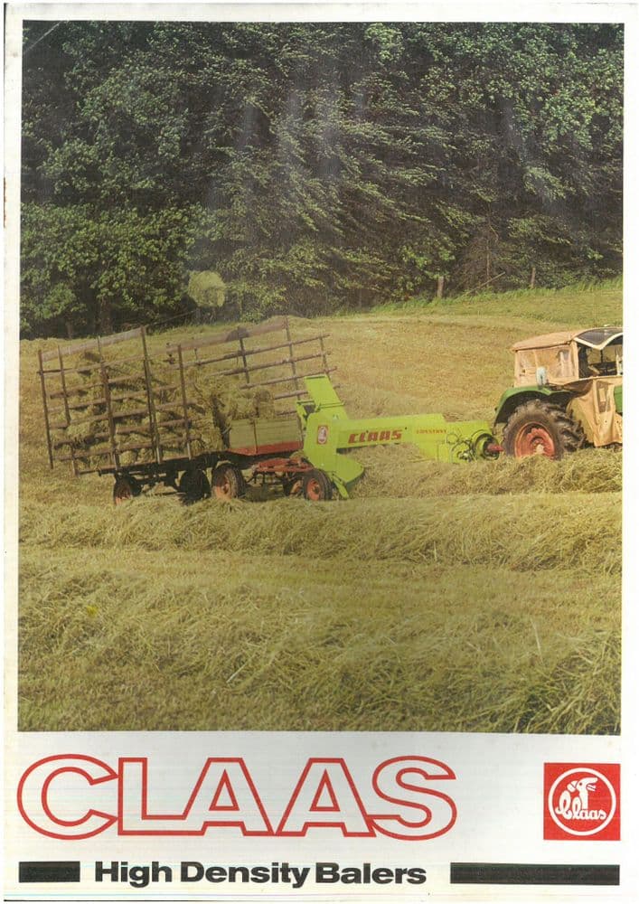 Claas High Density Balers Brochure