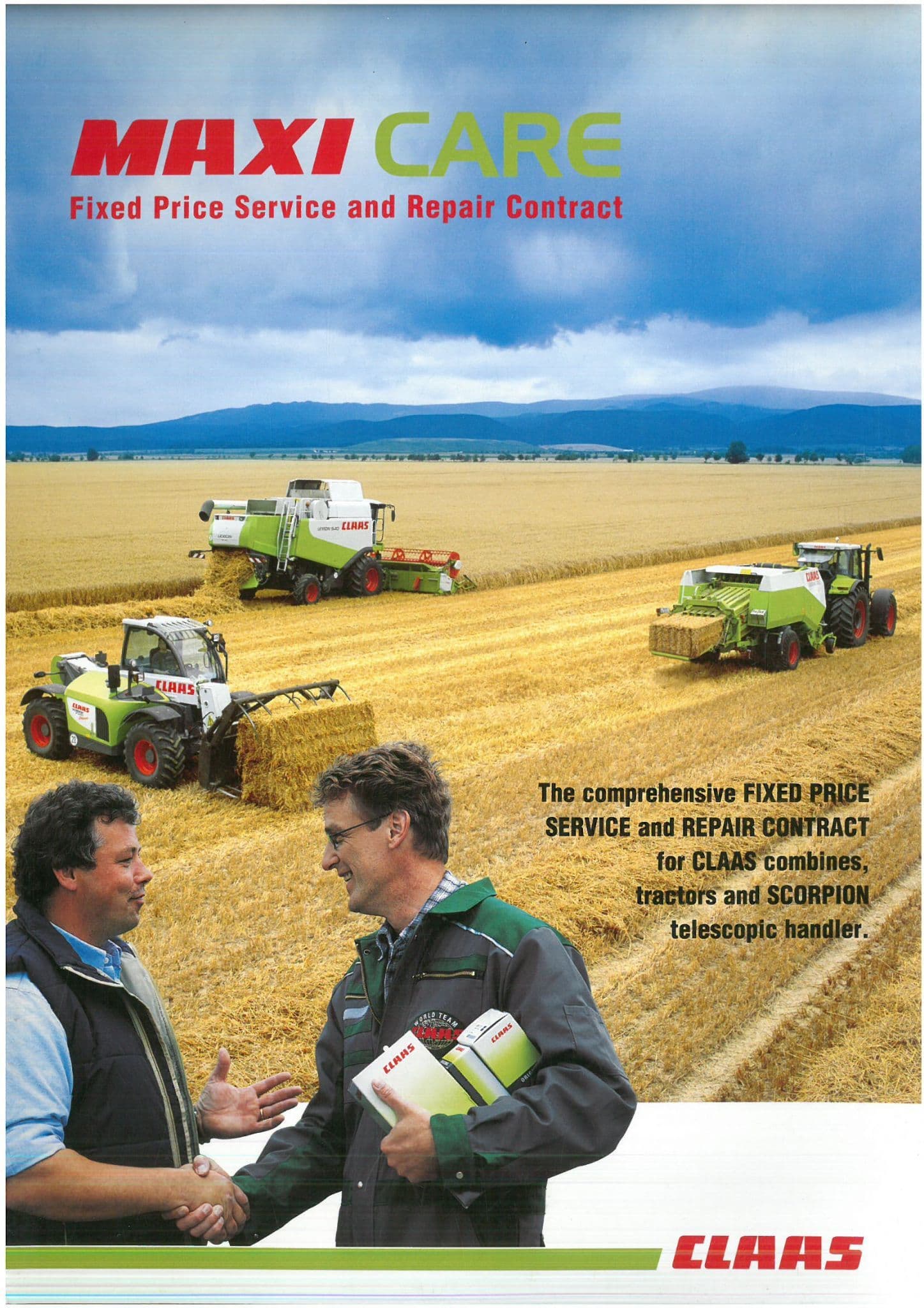 Claas Listening is the key Salesmen s Literature Pack