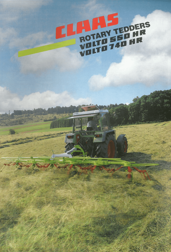 Claas Rotary Tedders Volto 550 740 HR Brochure