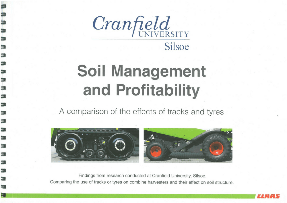 Claas Soil Management And Profitability Cranfield University Silsoe ...
