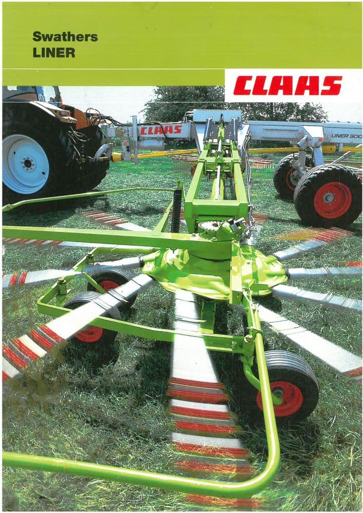 Claas Swathers Liner Range 350S 390S 430S 470S 470T 680/780/880/1250 ...