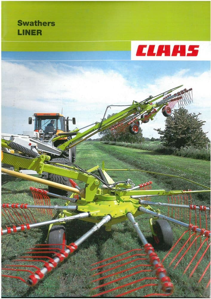 Claas Swathers Liner Range 350S 390S 430S 470S 470T 680/780/880/1550 ...