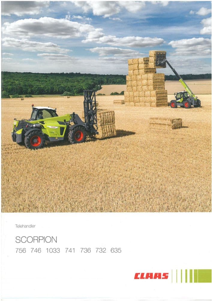 Claas Telehandler SCORPION 756 746 1033 741 736 732 635 Brochure