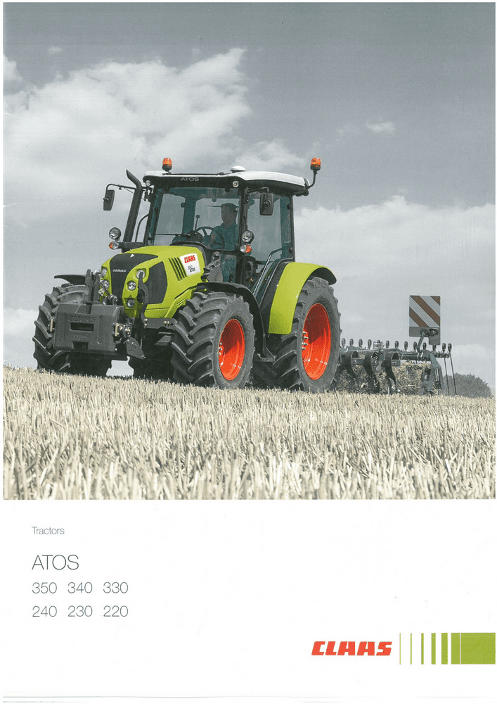 Claas Tractor Atos 350 340 330 240 230 220 Brochure
