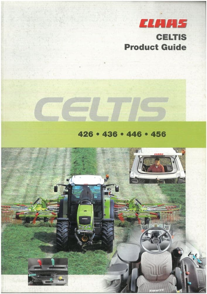 Claas Tractor Celtis 426 436 445 456 Product Guide Brochure