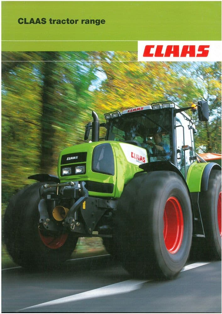 Claas Tractor Range Celtis Ares Atles Xerion Dionis Brochure