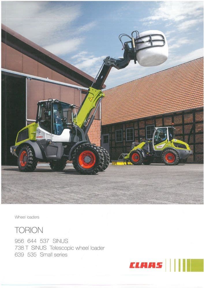 Claas Wheel Loader Torion Sinus 537 644 956 738T Small Series 639 535 ...