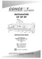 Concept Perugini Rotovator CF XF ZF Operators Manual