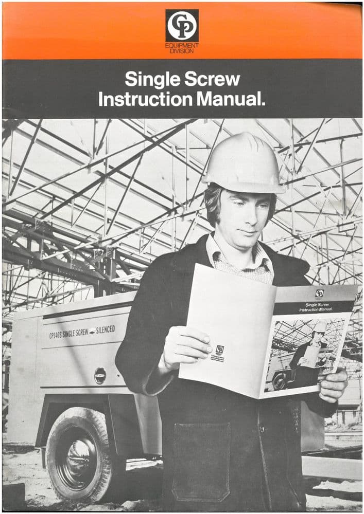 Consolidated Pneumatic CP Single Screw Compressor CP140 CP140S CP185 ...