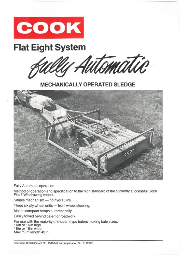 Cook Flat Eight Fully Automatic System Brochure