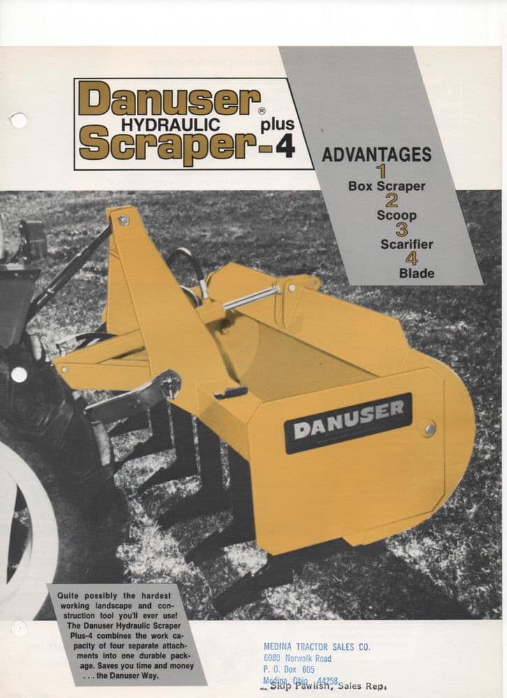 Danuser Hydraulic Scraper Brochure