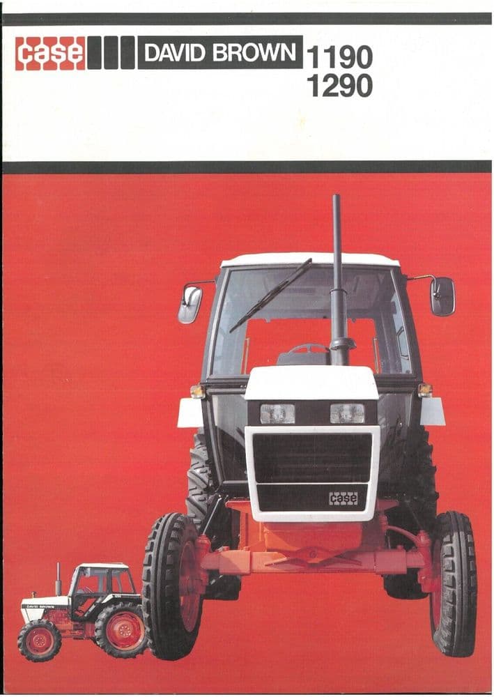 David Brown Case Tractor 1190 & 1290 Brochure