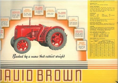 David Brown Cropmaster Tractor Brochure