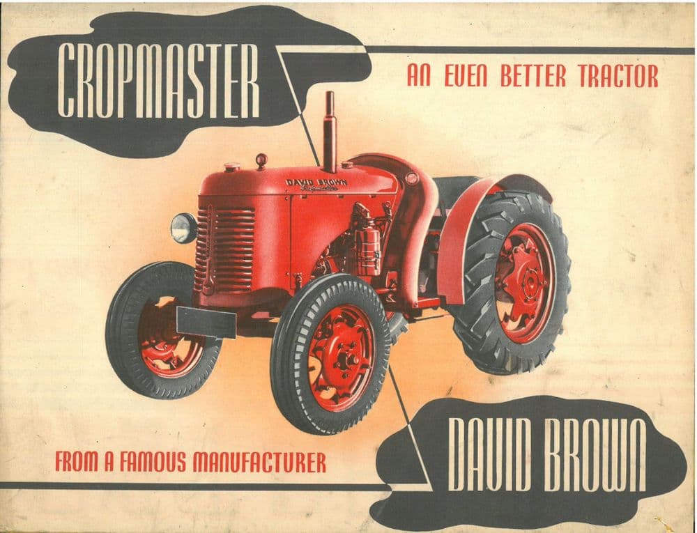 David Brown Cropmaster Tractor Brochure