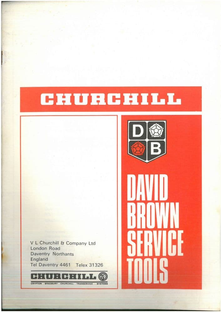 David Brown Special Service Tools Manual