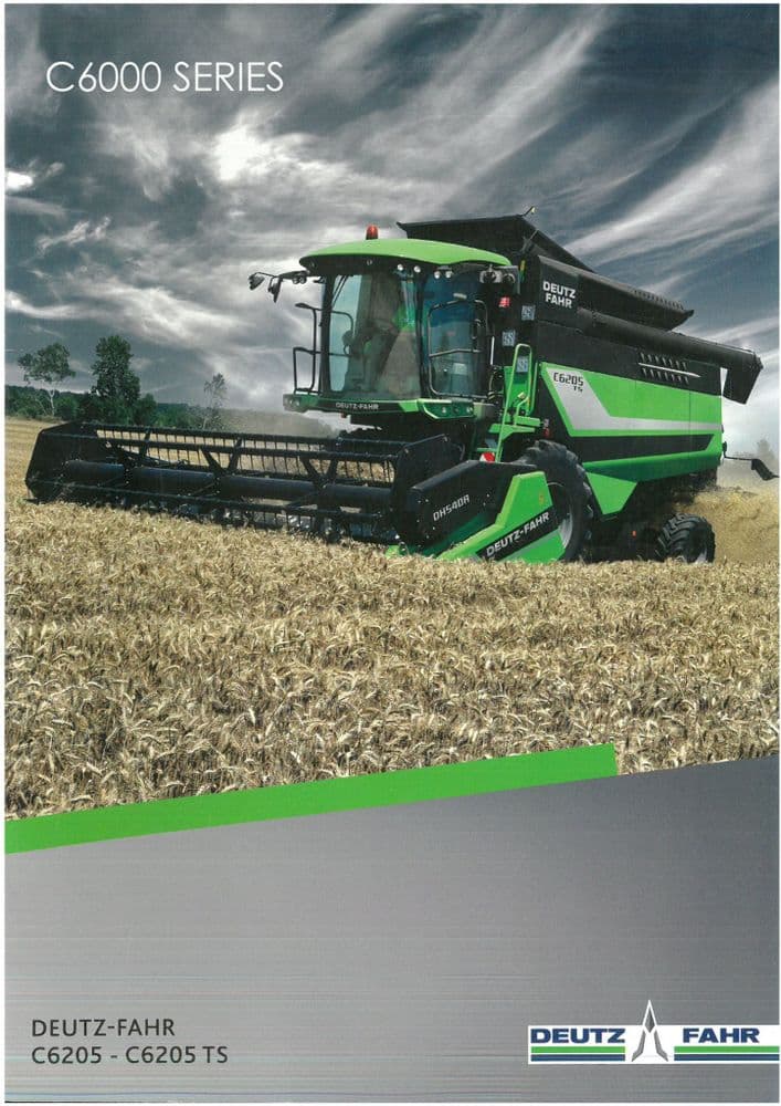 Deutz Fahr Combine C6000 Series - C6205 - C6205TS Brochure