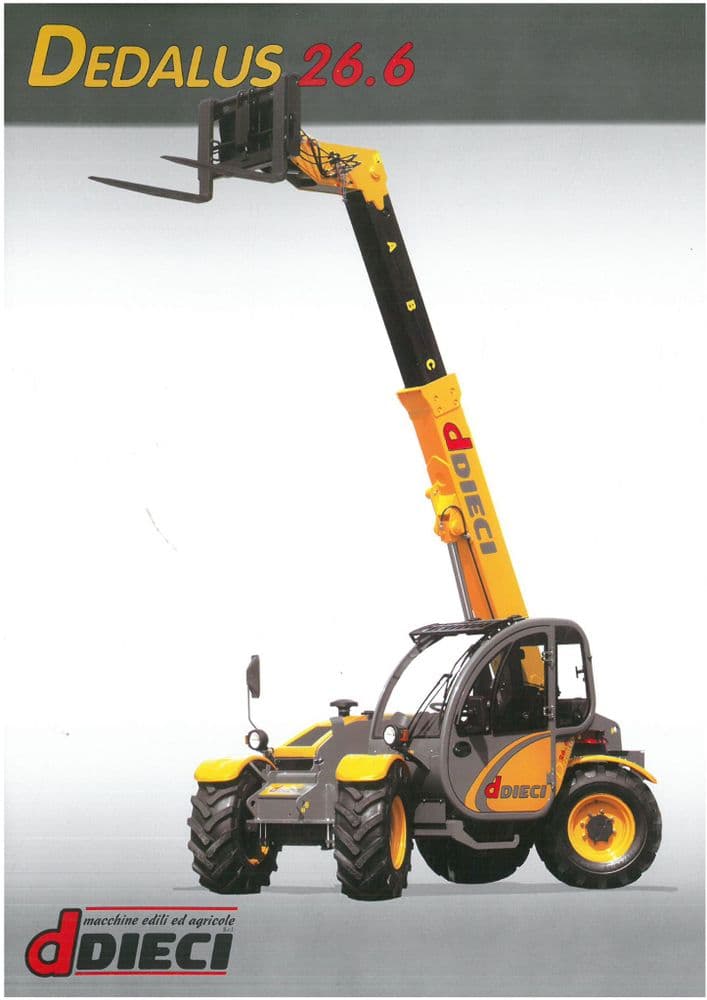 Dieci Telehandler Dedalus 26 6 Brochure - 26 6