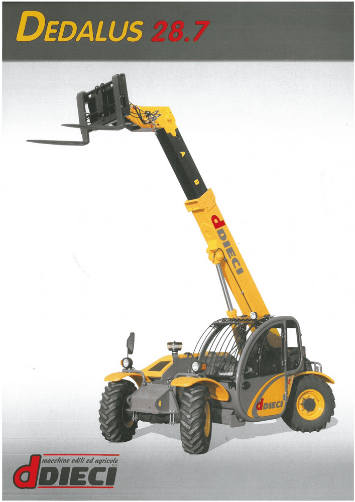 Dieci Telehandler Dedalus 28 7 Brochure - 28 7