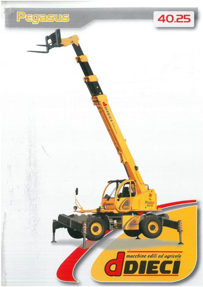Dieci Telehandler Pegasus 40 25 Brochure - 40 25