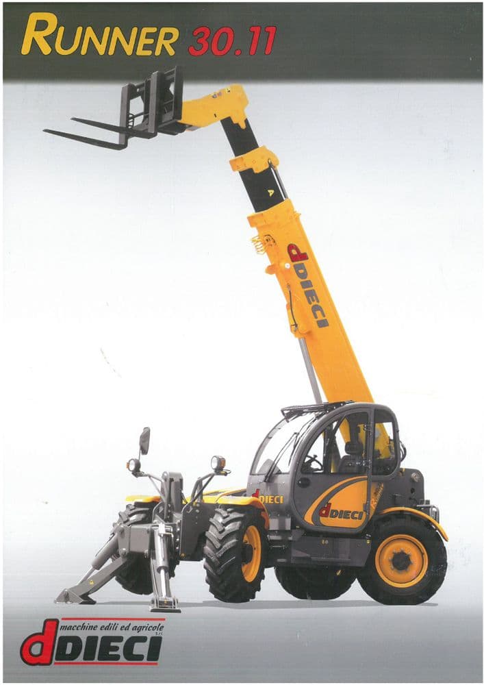 Dieci Telehandler Runner 30 11 Brochure - 30 11