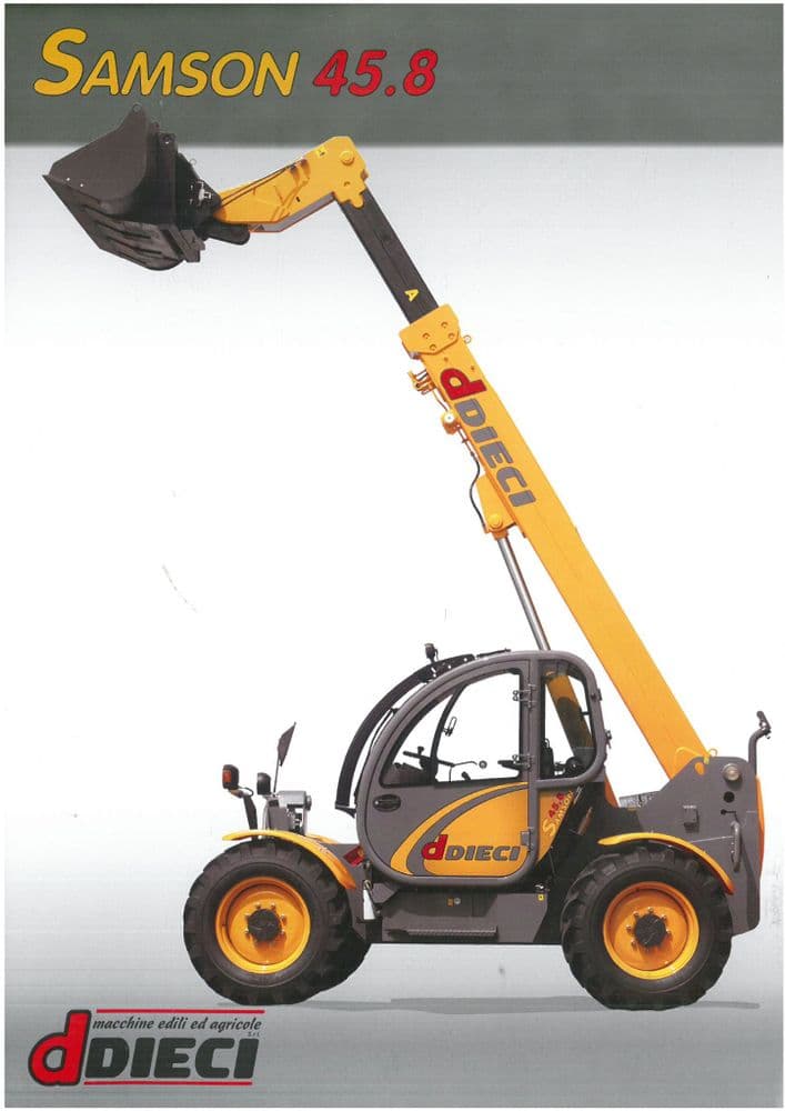 Dieci Telehandler Samson 45 8 Brochure - 45 8