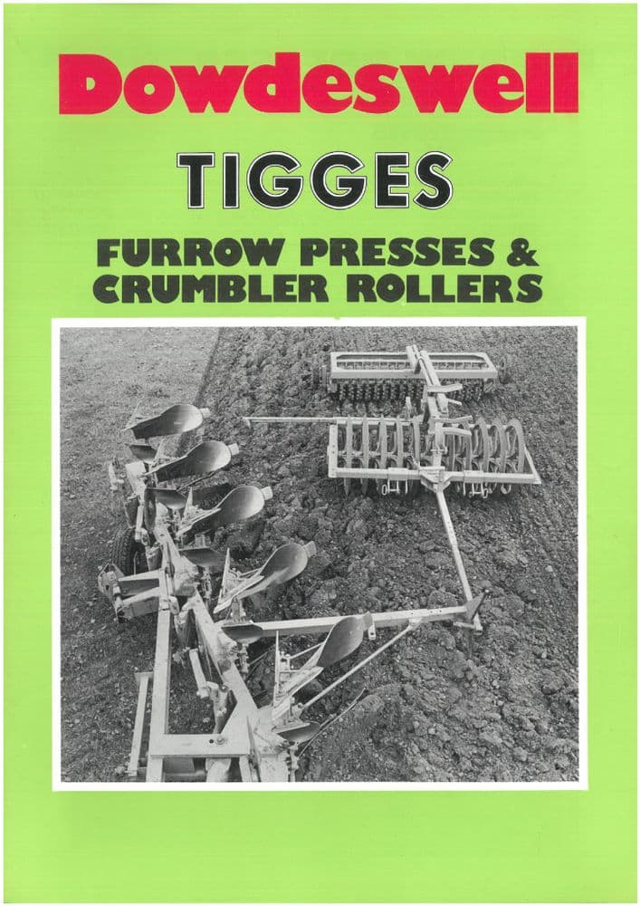 Dowdeswell Tigges Furrow Presses & Crumbler Rollers Brochure