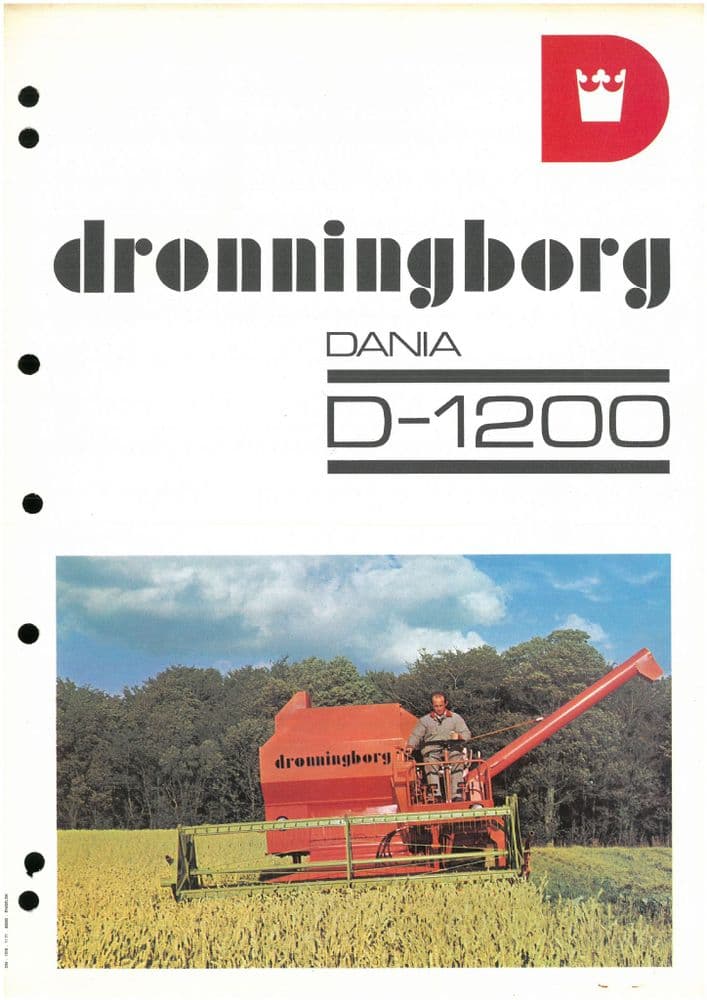 Dronningborg Dania Combine D1200 Brochure - D 1200