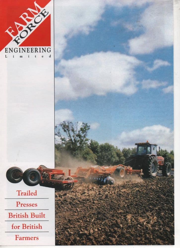 Farm Force Trailed Presses British Built for British Farmers Single ...
