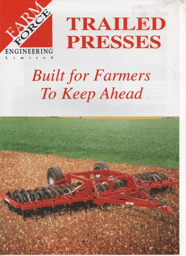 Farm Force Trailed Presses & x22;Built for Farmers to Keep Ahead& x22 ...