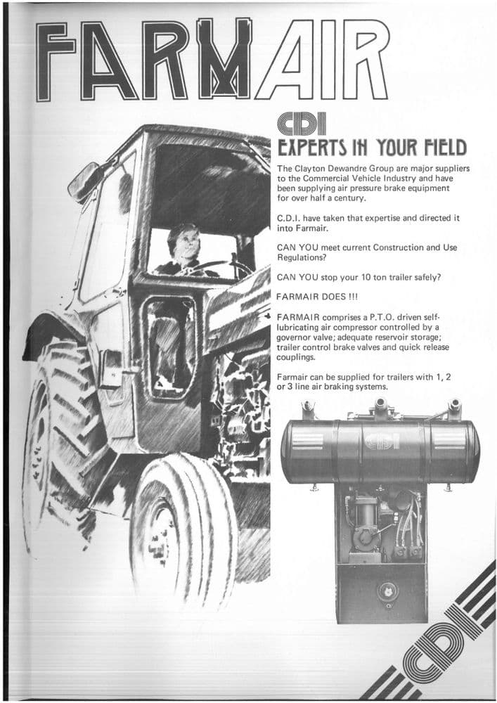 FarmAir CDI Experts in your Field - Air Compressor - Brochure