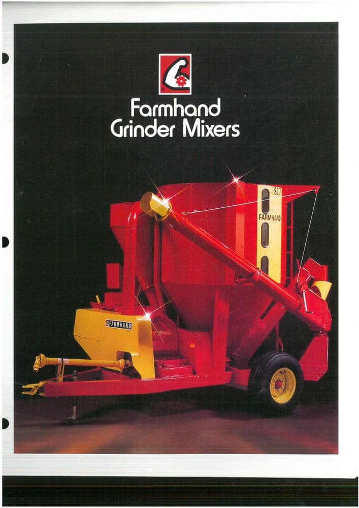 Farmhand Grinder Mixers 815-85 817/827 835/845 Brochure