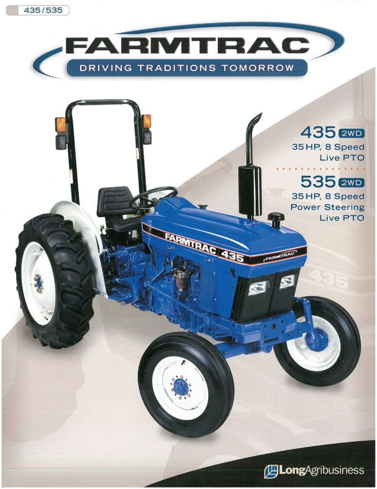 Farmtrac Tractors 435 & 535 Brochure
