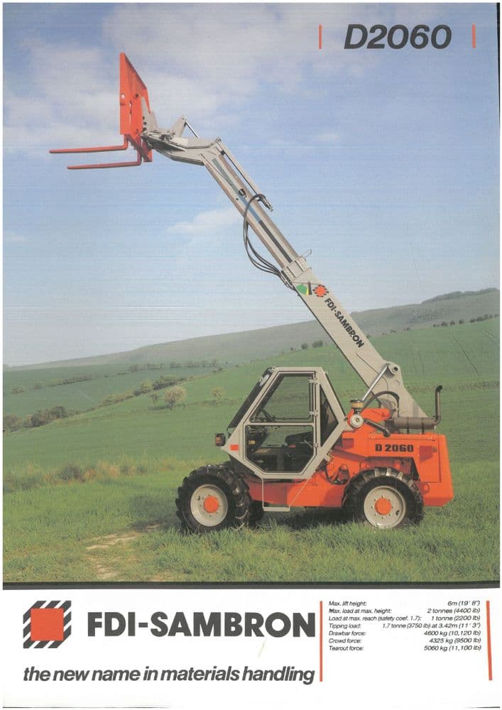 FDI-Sambron Telehandler D2060 Brochure