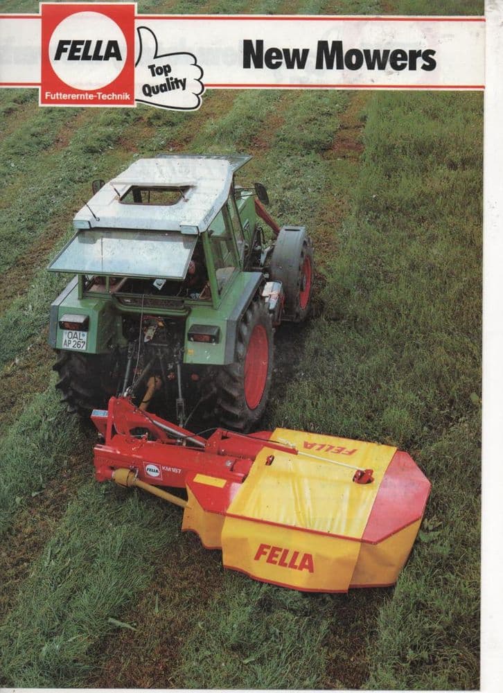 Fella Mowers KM167/187/225 - New Mowers - Brochure