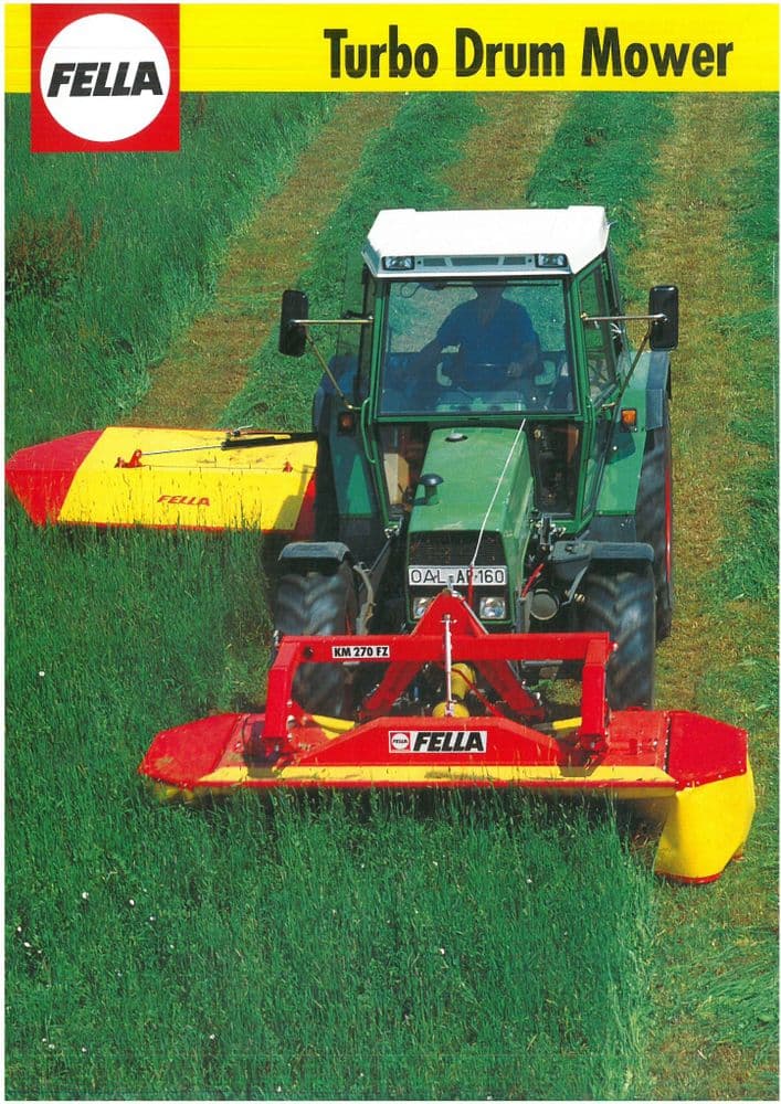 Fella Turbo Drum Mower KM230FZ - KM270FZ - KM310FZ Brochure