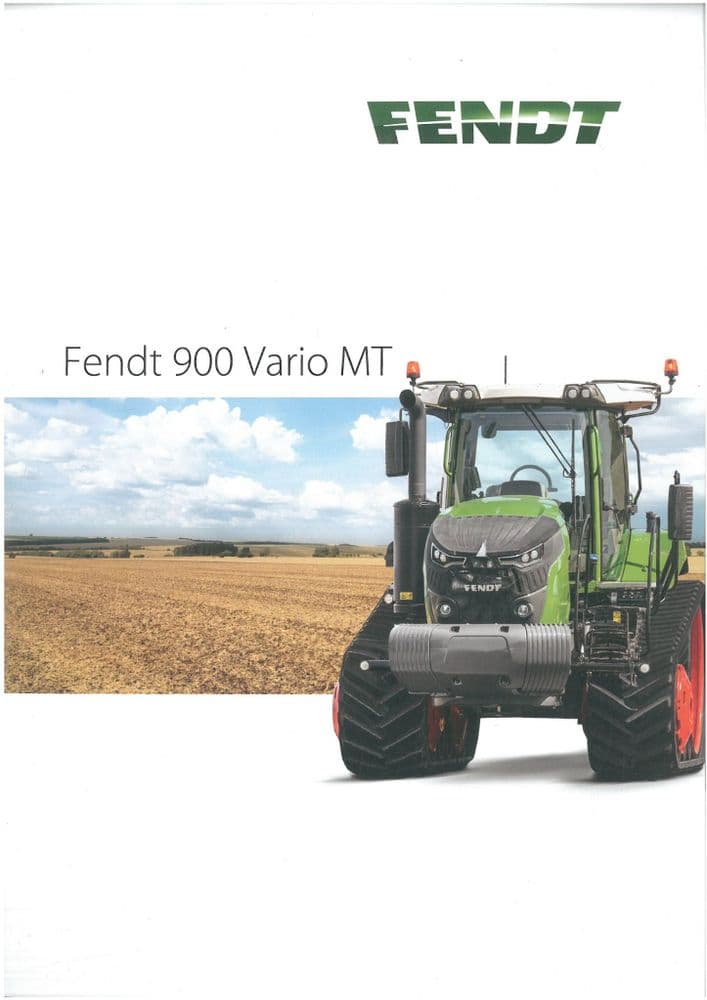 Fendt Tracked Tractor 900 Vario MT - 938 940 943 Brochure - 938MT 940MT ...