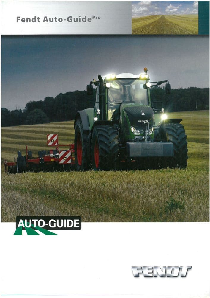 Fendt Tractor Auto-Guide Pro Brochure