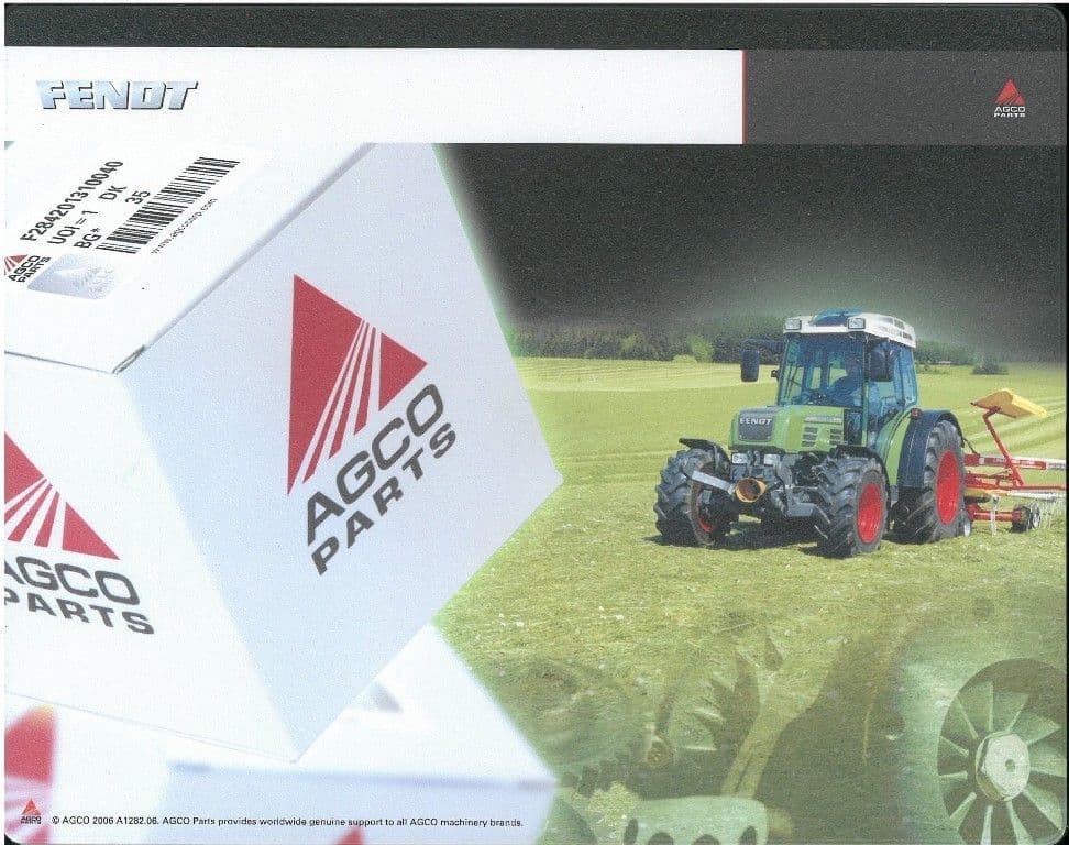 Fendt Tractor Plastic Mouse Mat