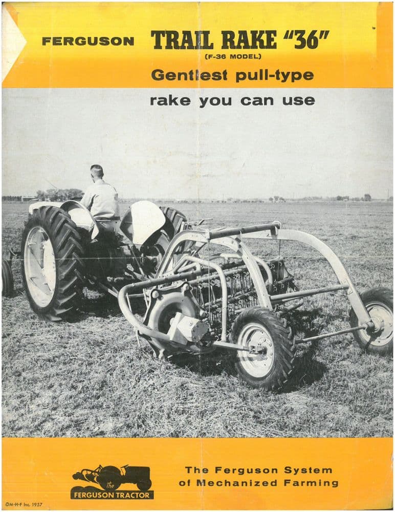 Ferguson Trail Rake F-36 Brochure