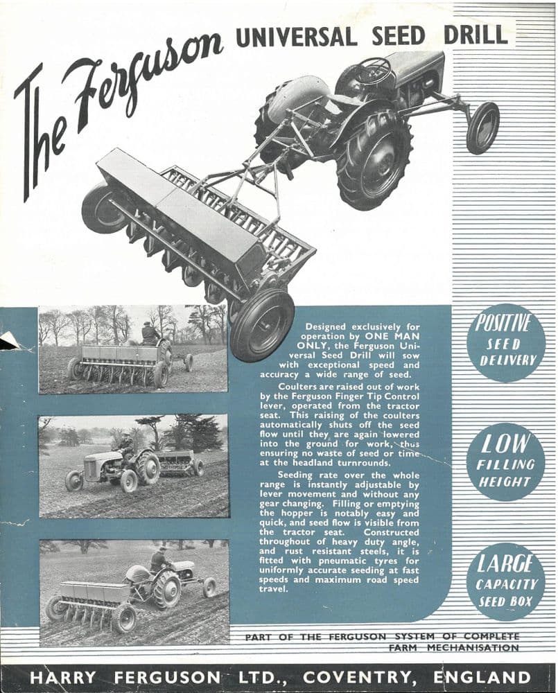 Ferguson Universal Seed Drill Brochure