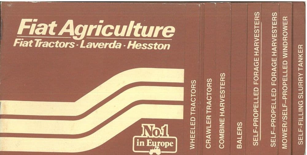 Fiat Tractors Laverda Combines Hesston Equipment Brochure - 120C 44-28 ...