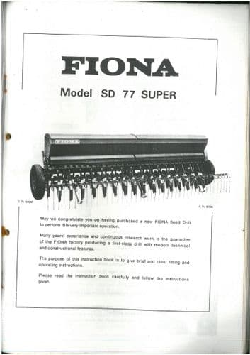 Drill & Planter Manuals