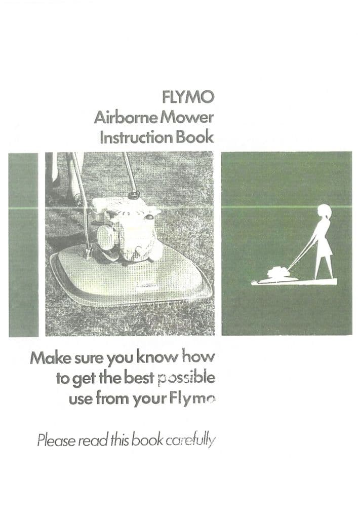 Flymo Airborne Mower 38 -19 Inch Domestic & Professional Operators Manual