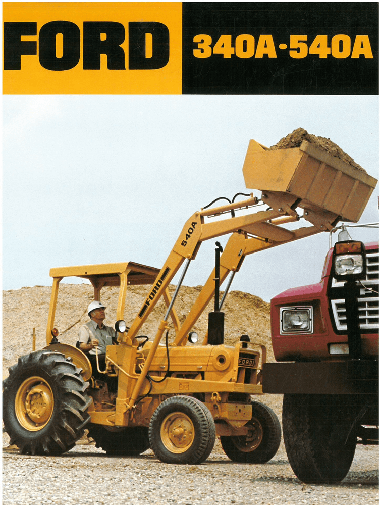 Ford Digger Backhoe Loader 340A 540A ; Series 745 and Series 765 12ft ...