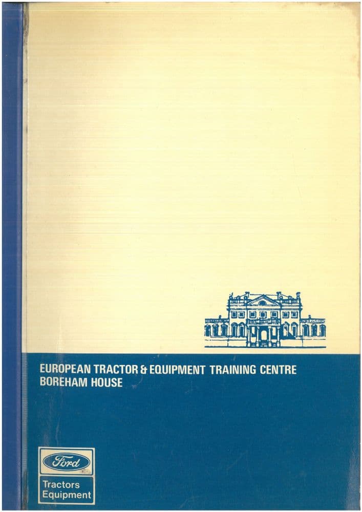 Ford European Tractor & Equipment Training Centre 10 Series Info Pack